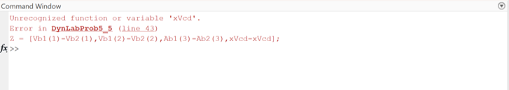 Solved Update MATLAB code % Define unknown quantities in | Chegg.com