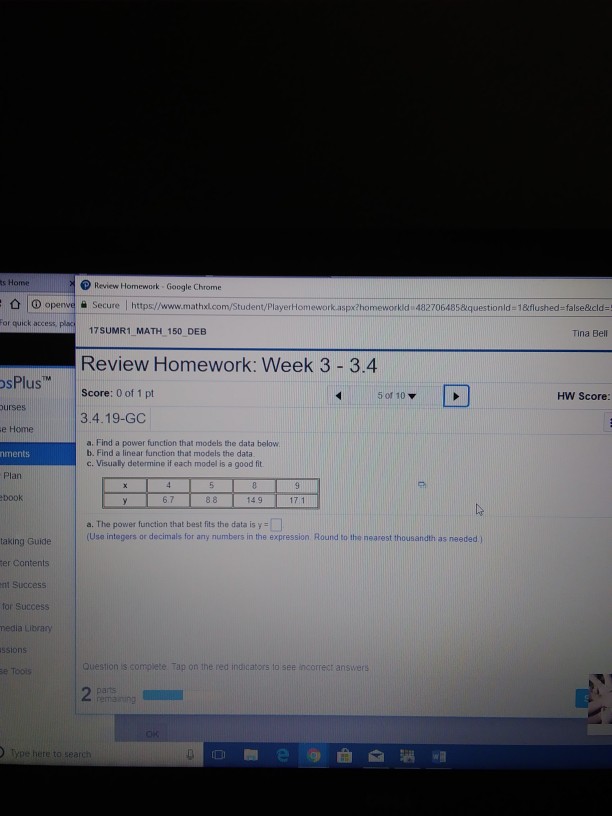 Solved s Home Review Homework- Google Chrome ? open Secure | Chegg.com