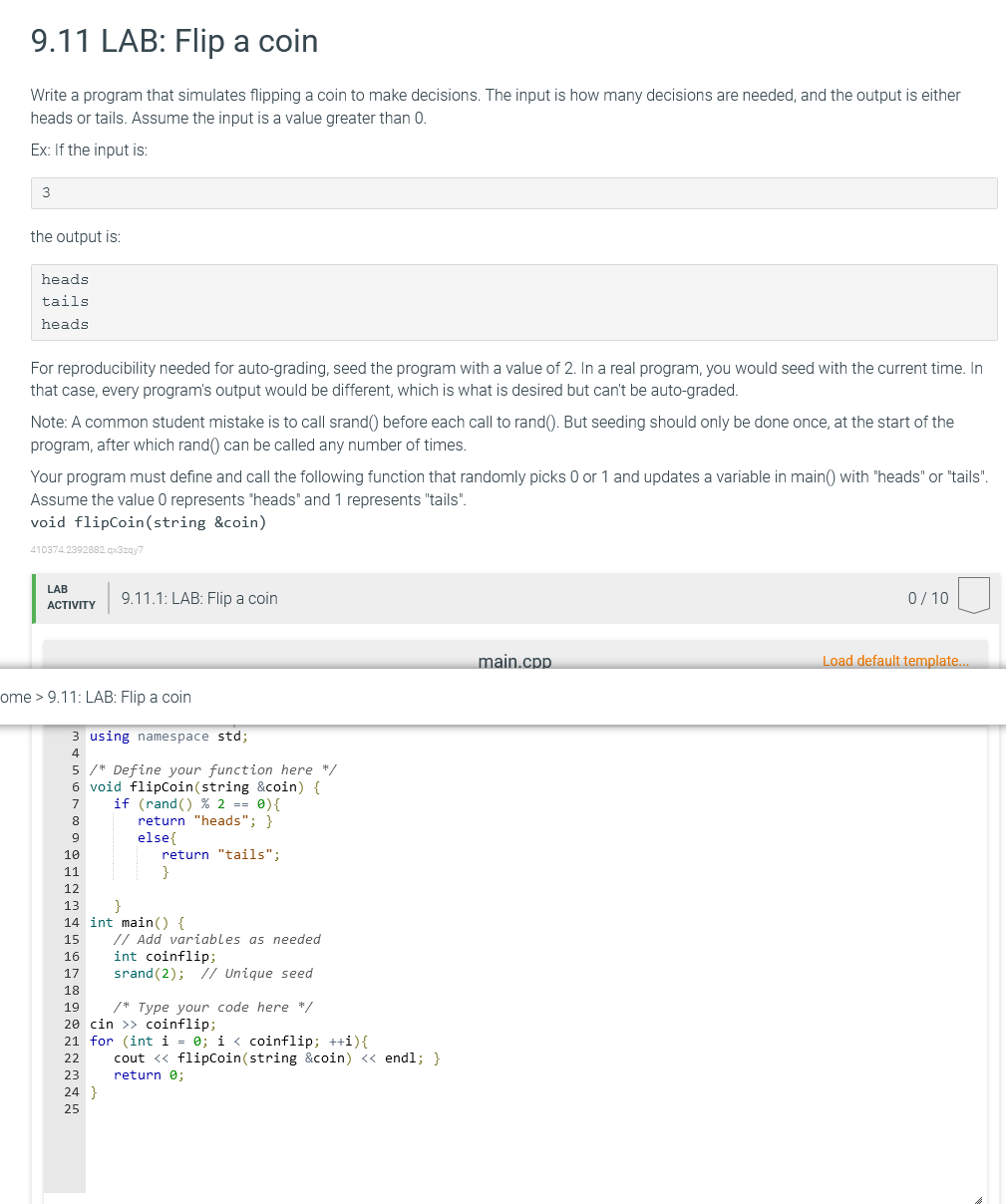 Solved need help this is what i got so far but it does not | Chegg.com
