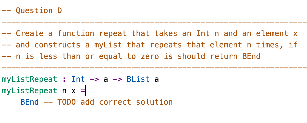Solved elm -- ﻿Create a function repeat that takes an Int n | Chegg.com