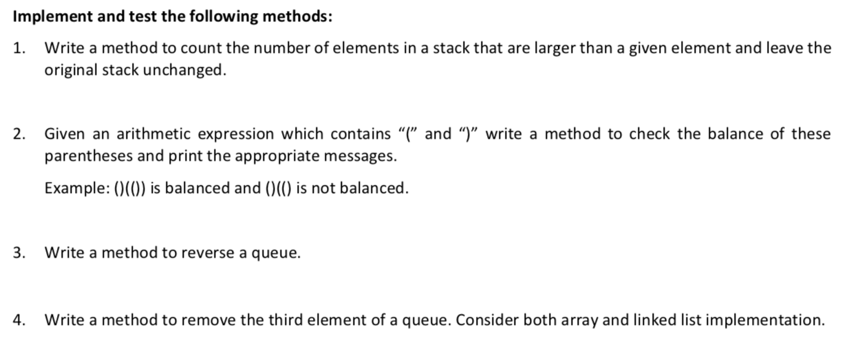 Solved Implement and test the following methods: 1. Write a | Chegg.com