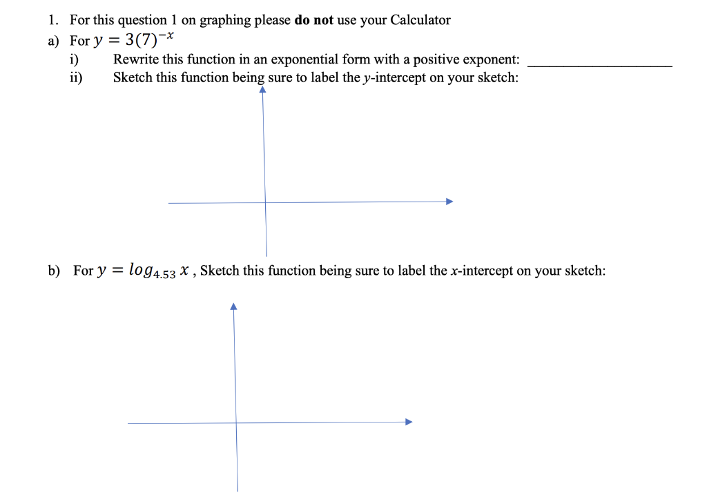 Solved 1. For this question 1 on graphing please do not use | Chegg.com