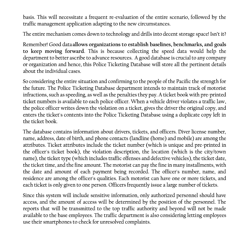 Solved QUESTION 1 Determine the Business Rules to describe | Chegg.com