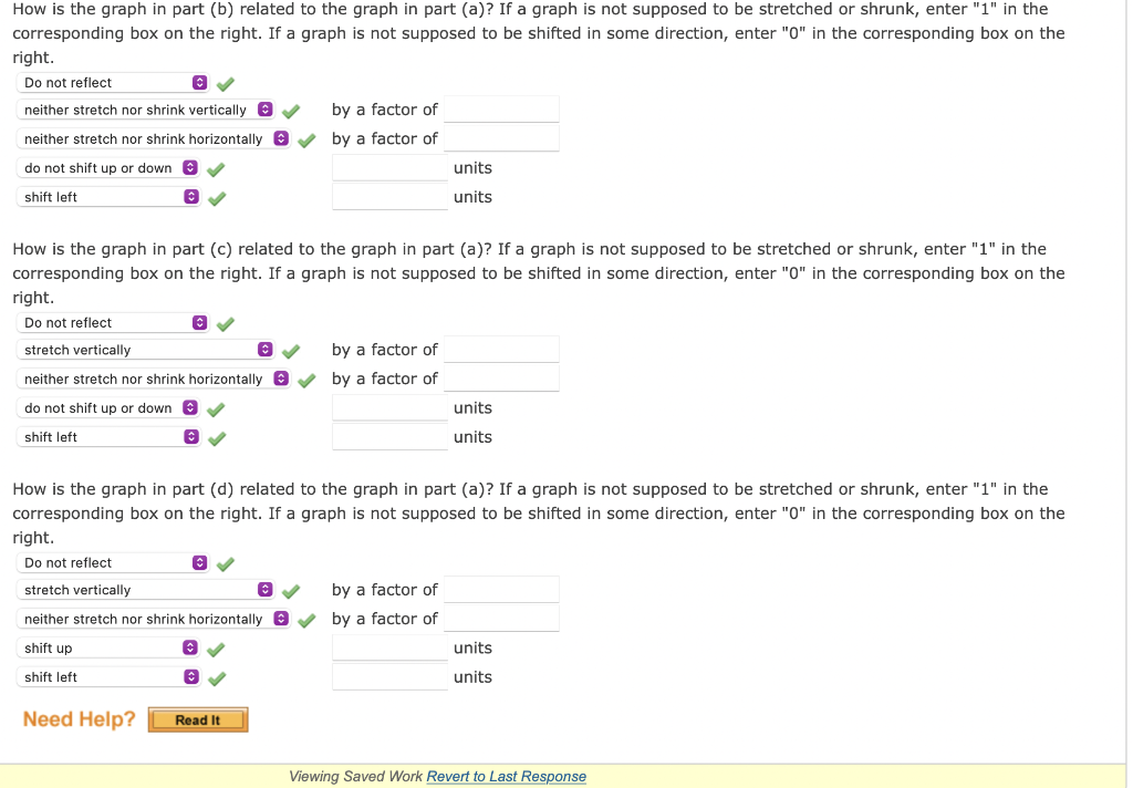 Solved Viewing rectangle (-8, 8] by [-2, 8] (a) y = x (b) y | Chegg.com