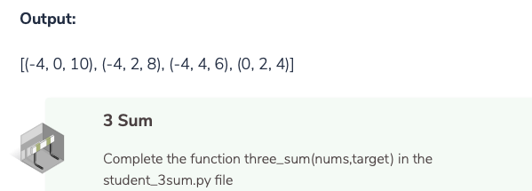 Solved Given a list of nums and a target, return all | Chegg.com