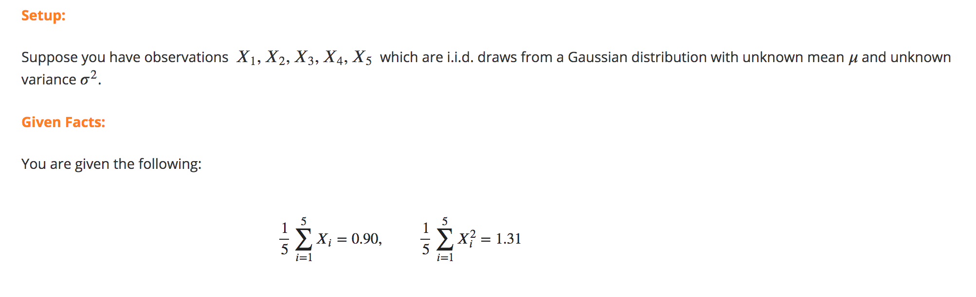 Unbiased Sample Variance 1 point possible (graded, | Chegg.com Unbiased Sample Variance 1 point possible (graded, | Chegg.com