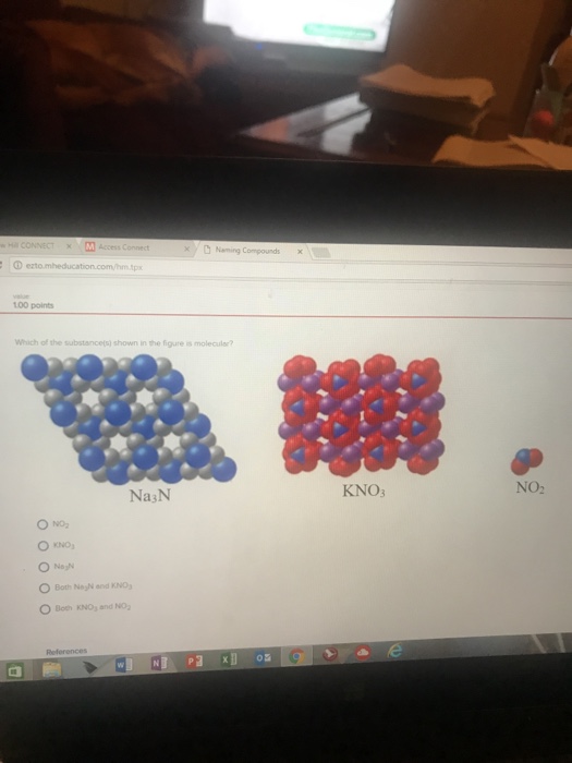 Solved ipx 100 points Which of the substancels) shown in the | Chegg.com