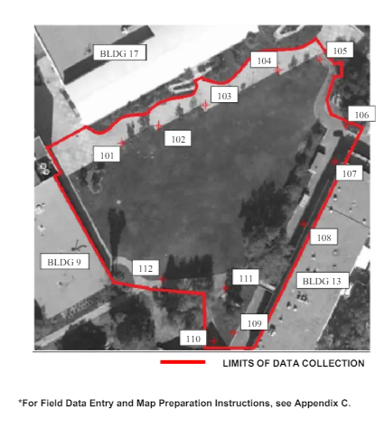 LAB #9: TOPOGRAPHY SURVEY DATA COLLECTION | Chegg.com
