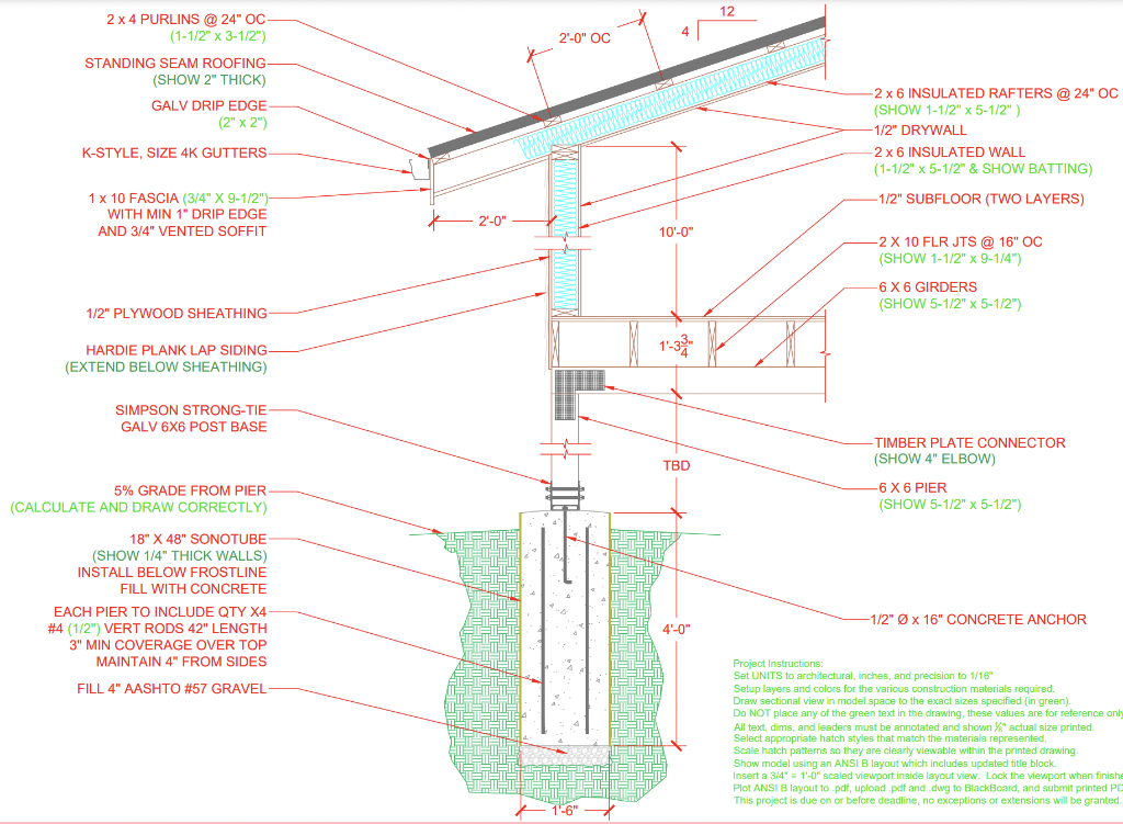 Please answer on chegg with a dwg file attached as | Chegg.com