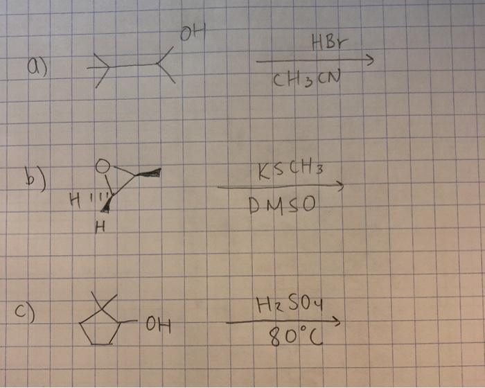 Solved Draw a mechanism for the following reactions by using | Chegg.com