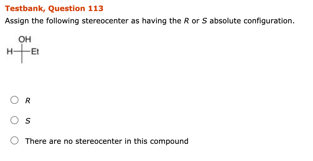 Solved Testbank, Question 113 Assign the following | Chegg.com