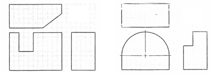 Solved Complete the missing lines (Visible, Center Line, | Chegg.com