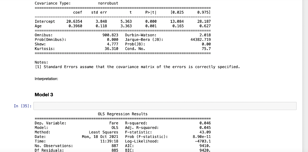 Part 1 - Simple linear regression model . • Remember | Chegg.com