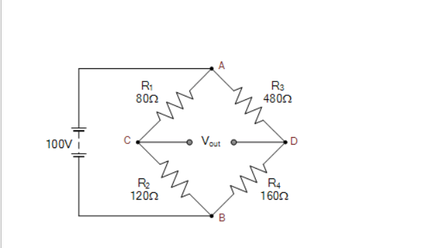 Solved For the given unbalanced Wheatstone Bridge circuit, | Chegg.com