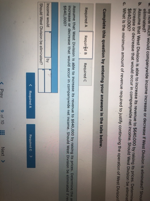 Solved Exercise 6-15A Segment elimination decision LO 6-4 | Chegg.com