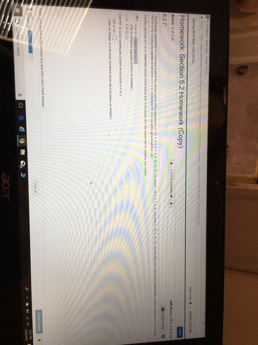 Solved Homework: Section 5.2 Homework (Copy) | Chegg.com Solved Homework: Section 5.2 Homework (Copy) | Chegg.com