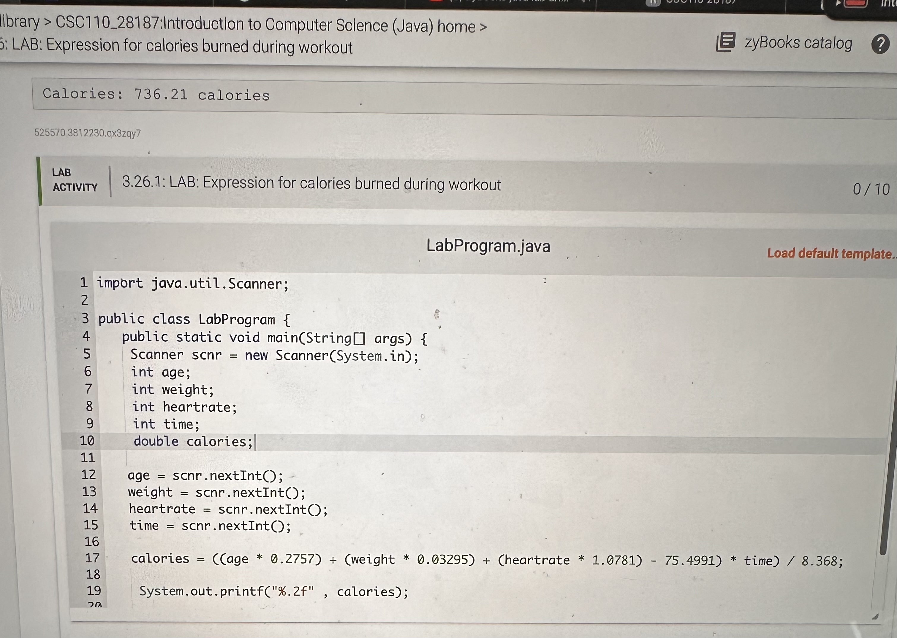 Solved brary > CSC110_28187:Introduction to Computer Science | Chegg.com
