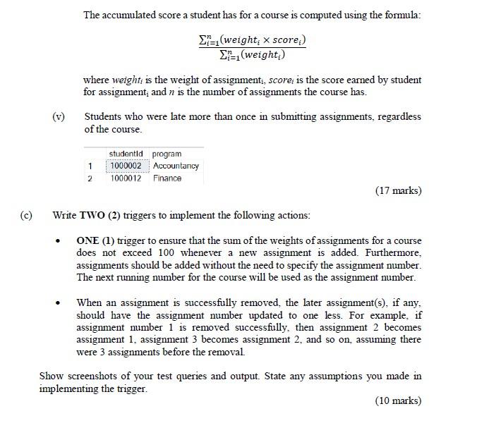 (i) Transform the ERD in Figure Q3(a)(i) into a | Chegg.com