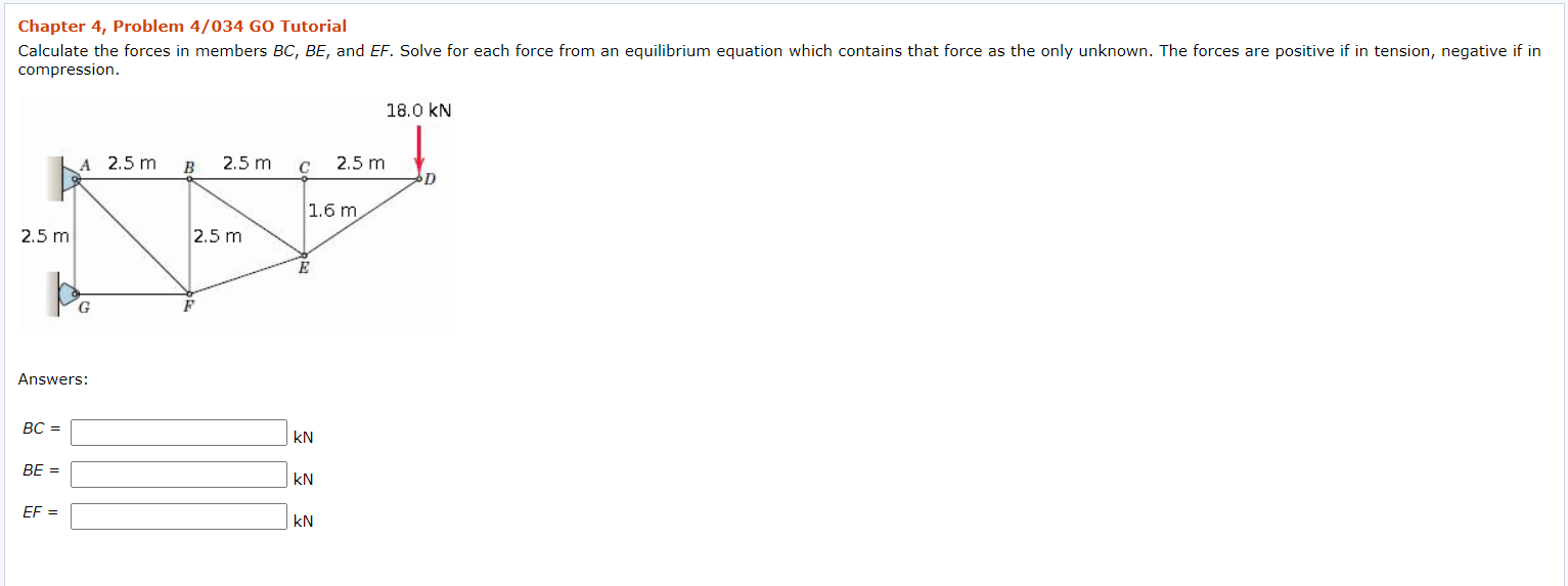 Solved Chapter 4, Problem 4/034 GO Tutorial Calculate the | Chegg.com