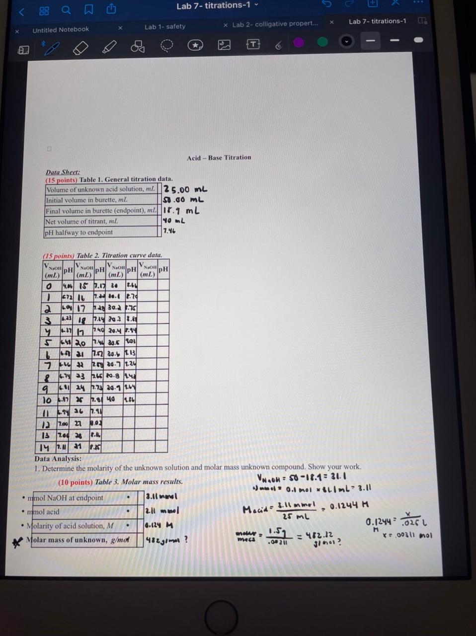please explain how to solve these values for table 2. | Chegg.com