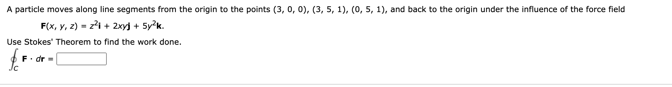 Solved A particle moves along line segments from the origin | Chegg.com