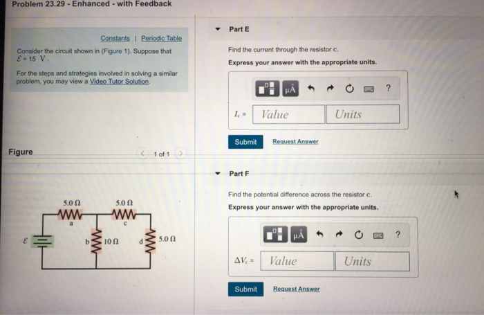 Solved Part C: Find the current through the resistor b | Chegg.com Solved Part C: Find the current through the resistor b | Chegg.com