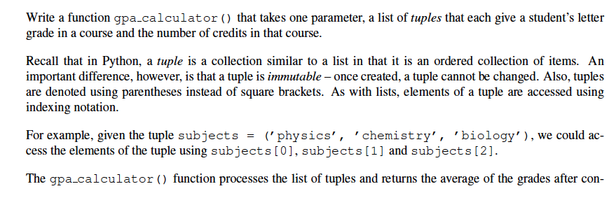 Part IV: Dean's List (25 points) This problem is | Chegg.com