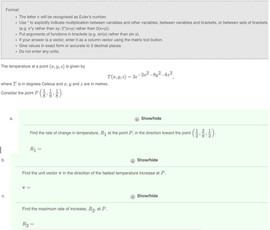 Solved Format: - The letter e will be recognised as Euler's | Chegg.com