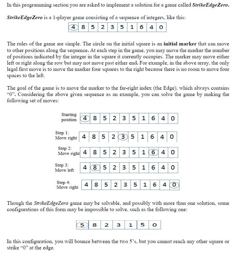 Solved In this programming section you are asked to | Chegg.com