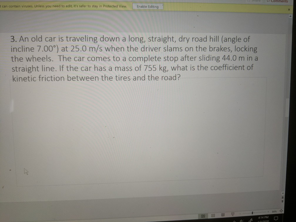 Solved Side Comments can contain viruses. Unless you need to | Chegg.com