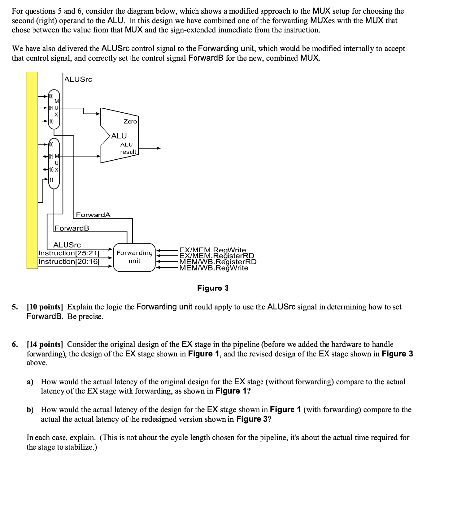 For questions 5 and 6, consider the diagram below, | Chegg.com