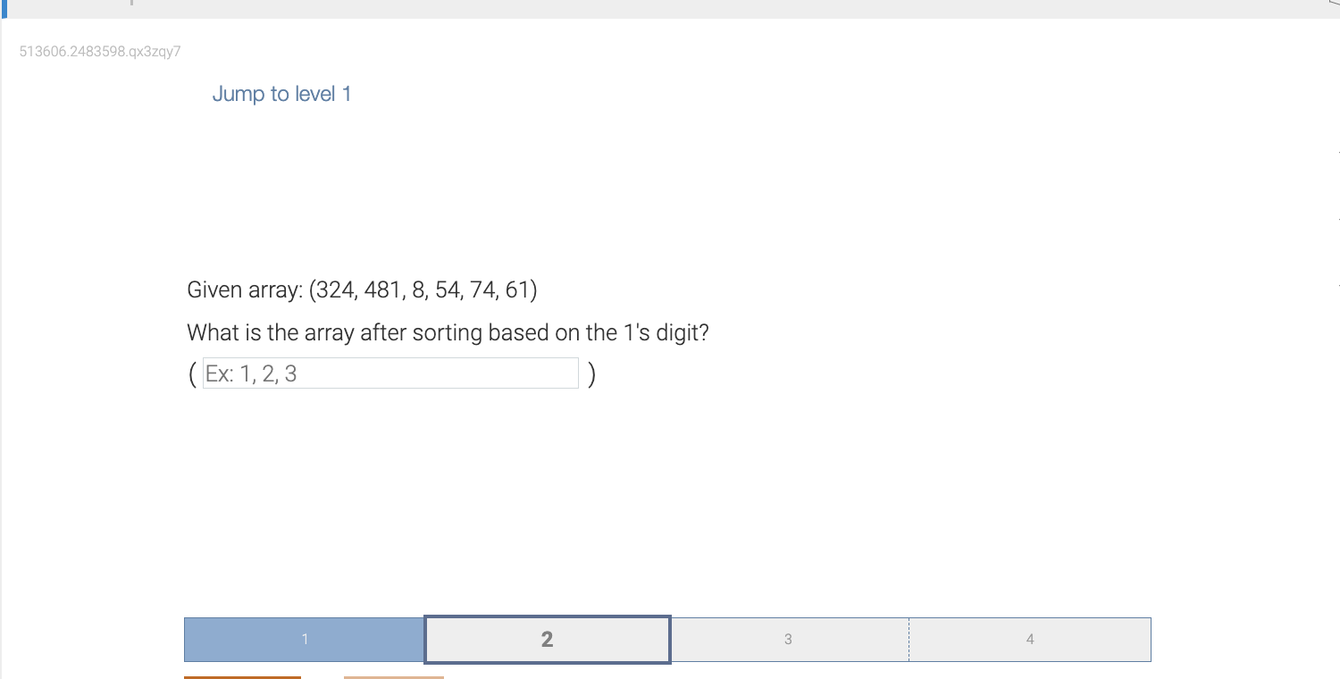 Solved 941 Radix Sort 5136062483598qx3zqy7 Given 