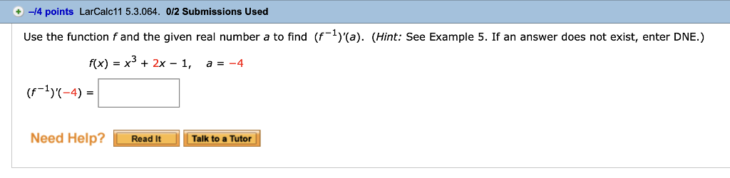 Solved Use the function f and the given real number a to | Chegg.com