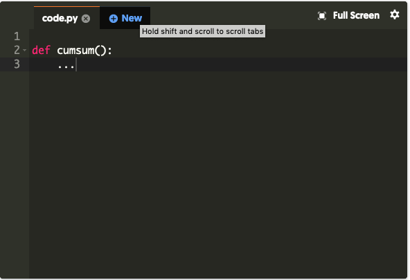 Solved Problem When we want to compute the cumulative sum of | Chegg.com