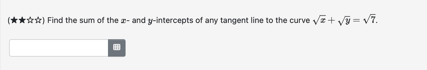 Solved (⋆⋆⋆ξξ) Find the sum of the x - and y-intercepts of | Chegg.com