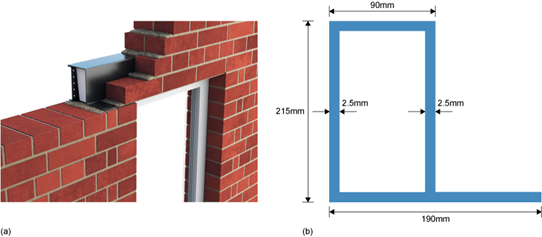 Solved The lintel shown in Figure is subjected to a bending | Chegg.com