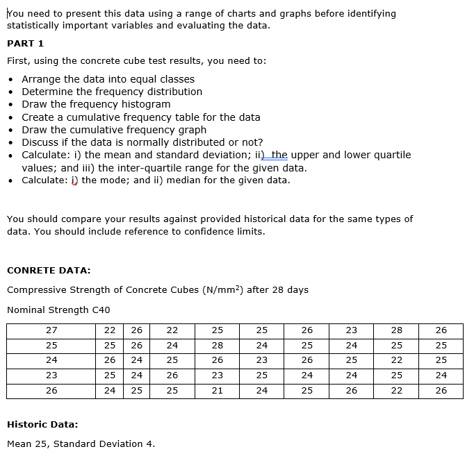 Please show step by step workings out and ensure each | Chegg.com