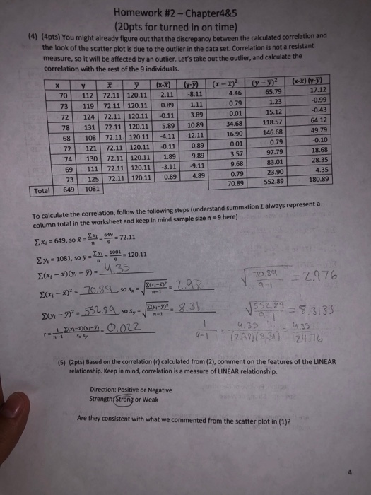 Solved Homework #2-Chapter4&5 (20pts for turned in on time) | Chegg.com