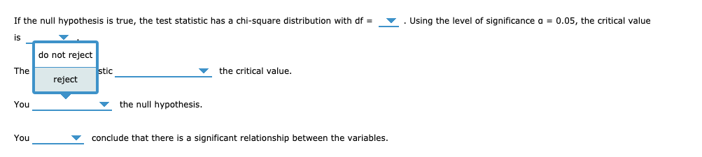 Solved 2. The chi-square test for independence - The test | Chegg.com