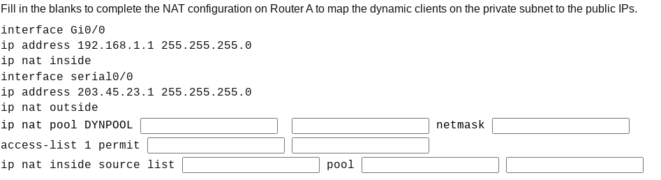 Solved You are asked to configure Network Address | Chegg.com