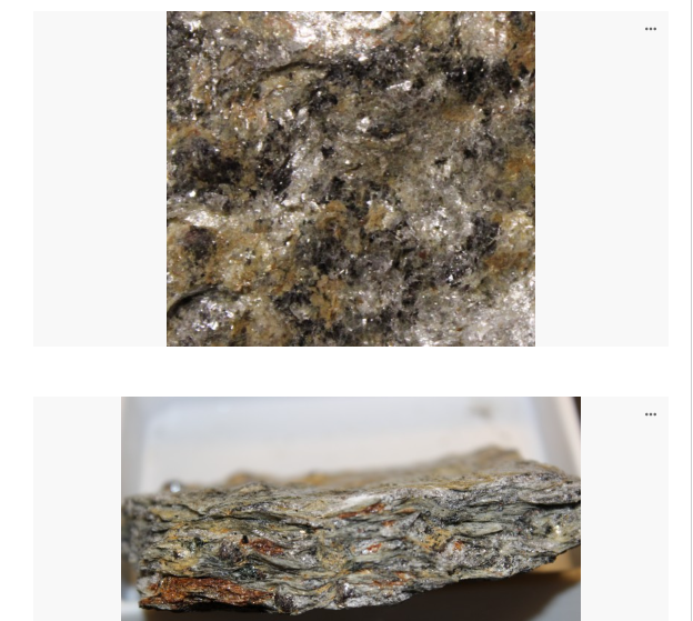 Solved Note: The metamorphic rock shown here does not react | Chegg.com