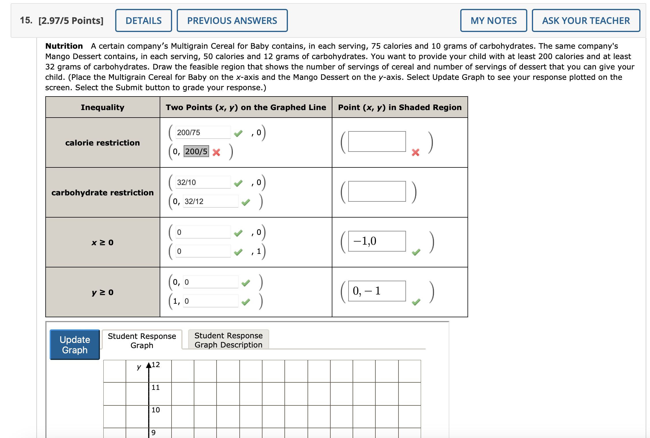 Solved Nutrition A certain company′s Multigrain Cereal for | Chegg.com