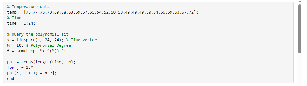 Solved Getting error message related to “Ridge” in MATLAB, | Chegg.com