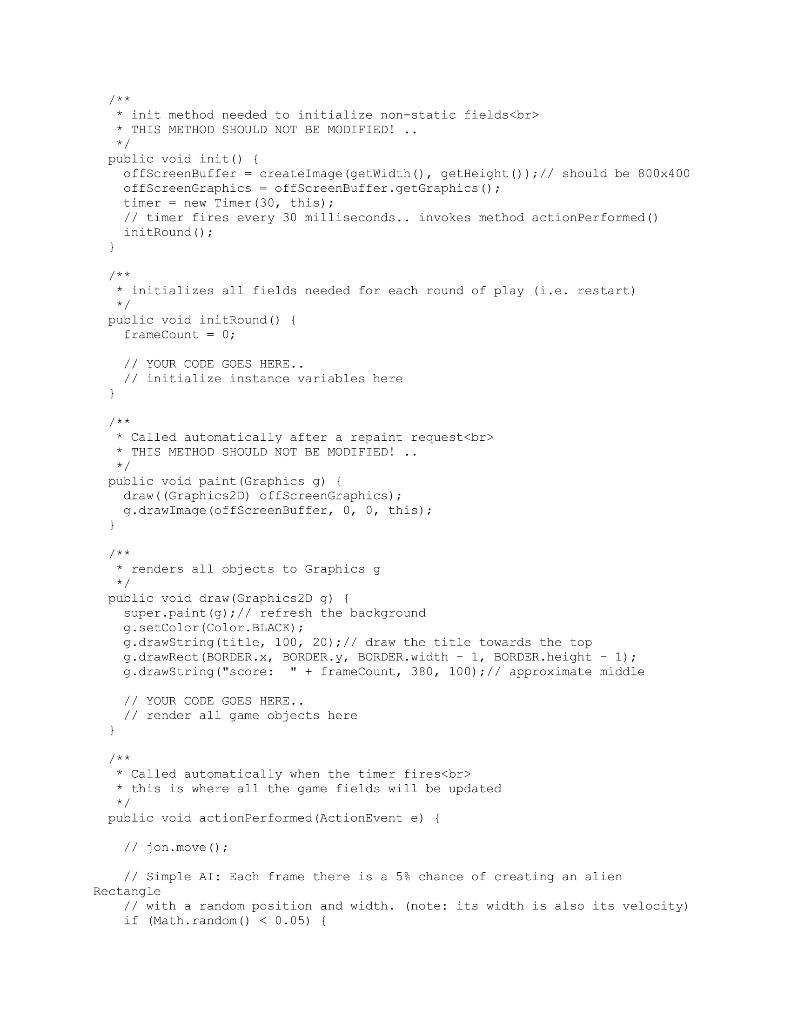 import java.applet. Applet; import java.awt.*; import | Chegg.com