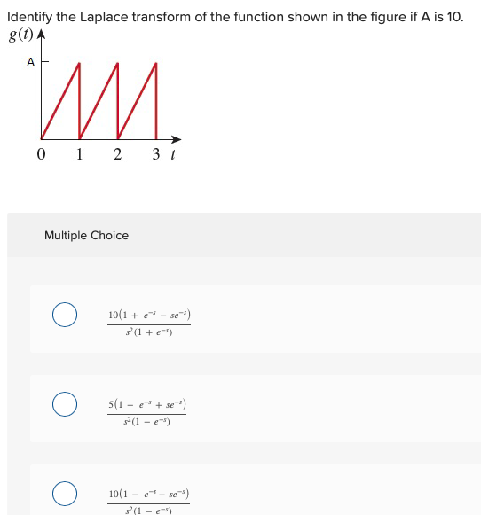 Solved Identify the Laplace transform of [te−tsin(1t)u(t)]. | Chegg.com