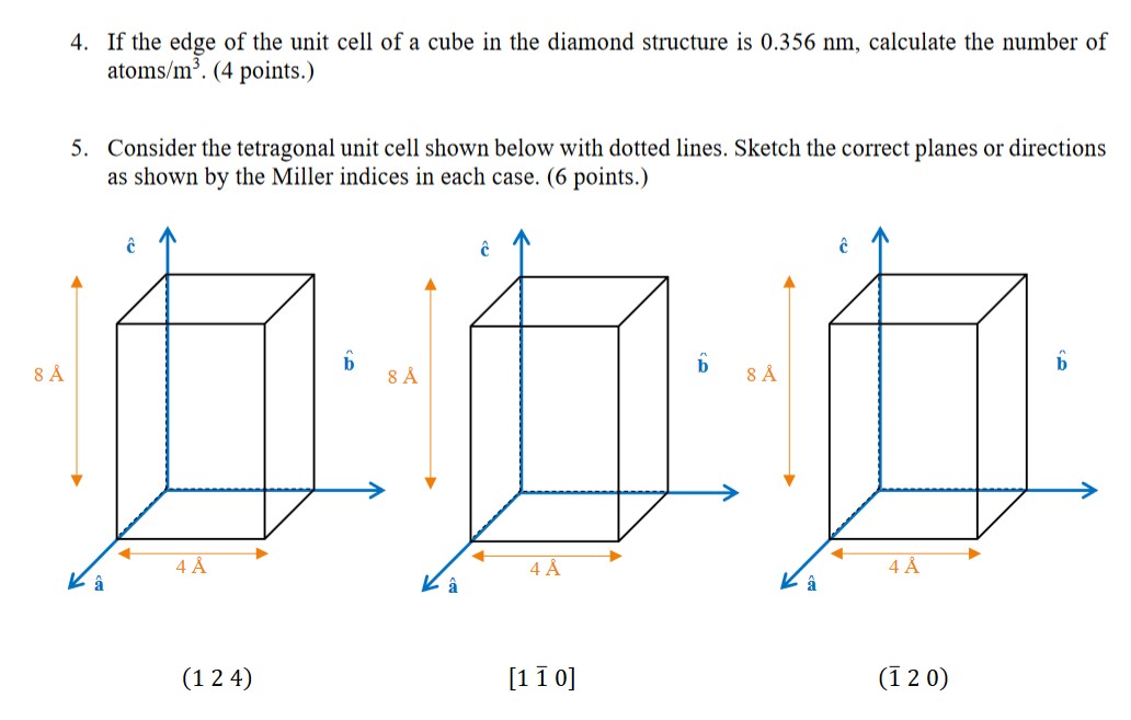 Solved PLEASE SOLVE ALL 3If the edge of the unit cell of a | Chegg.com