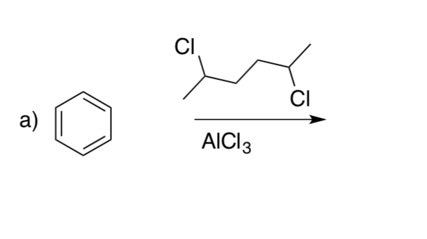 Solved Cl Cl a) AlCl3 | Chegg.com