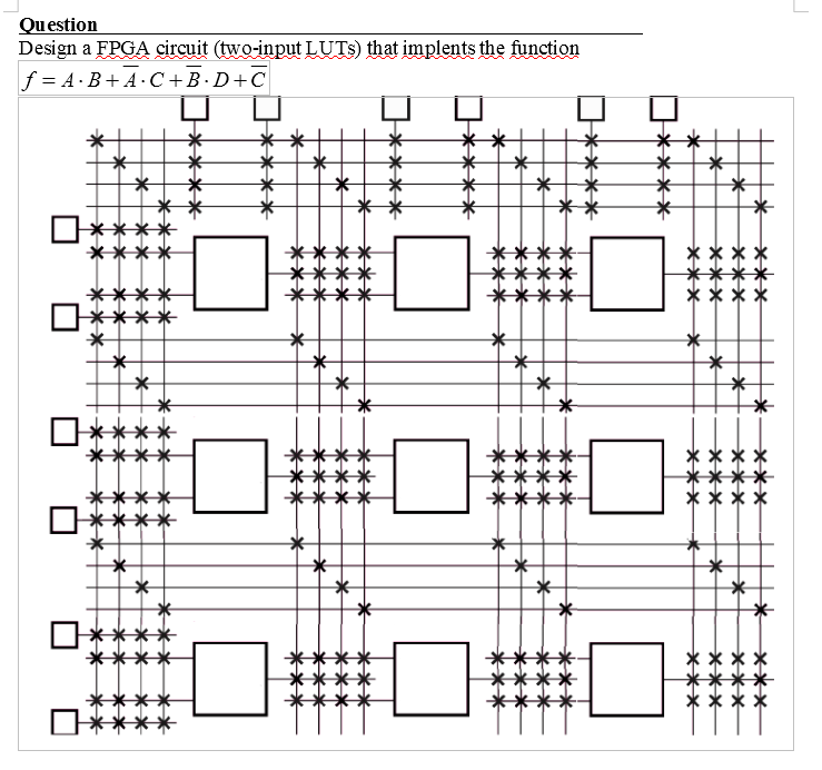 Solved Design a PLA circuit (one circuit) that implents the | Chegg.com
