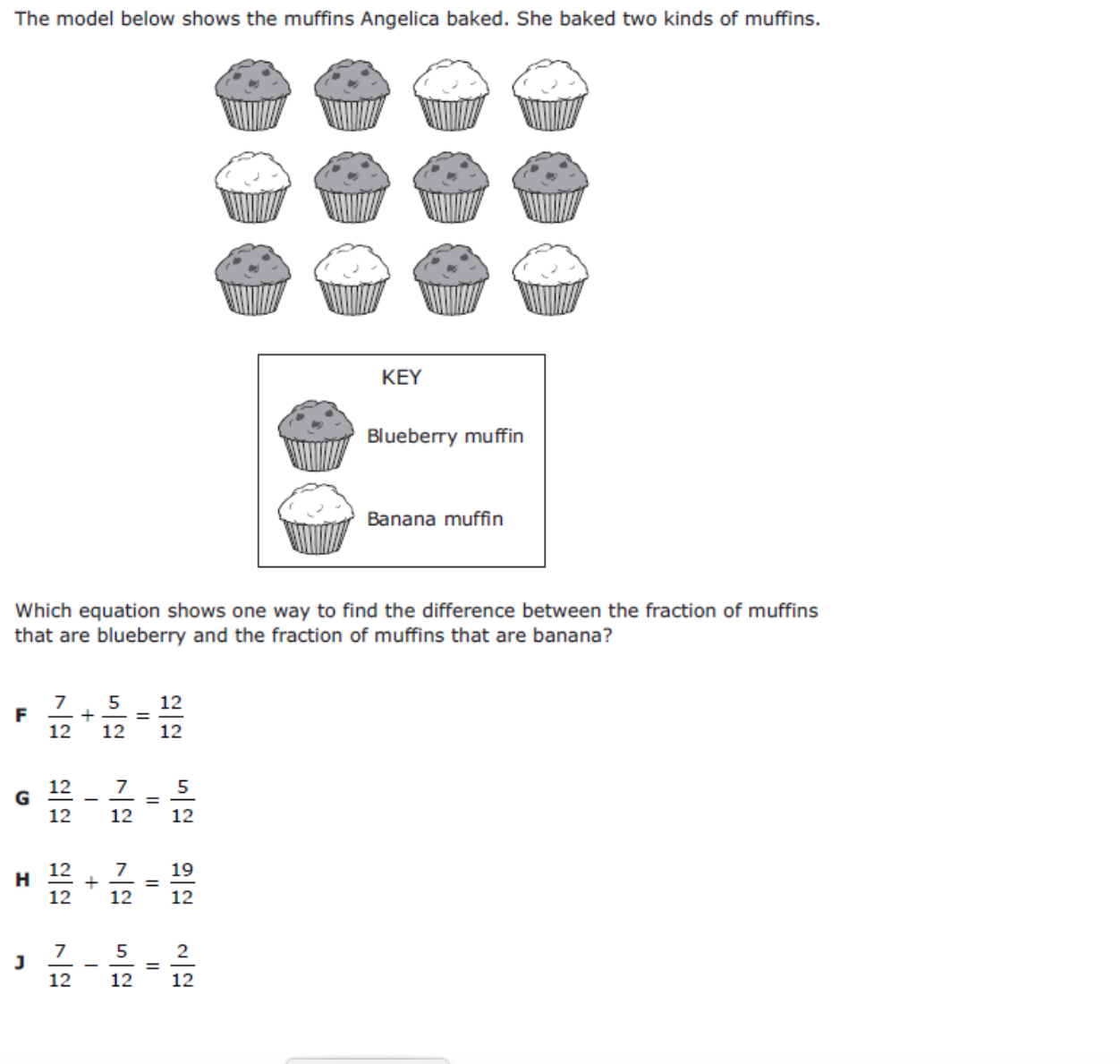 Solved The model below shows the muffins Angelica baked. She | Chegg.com