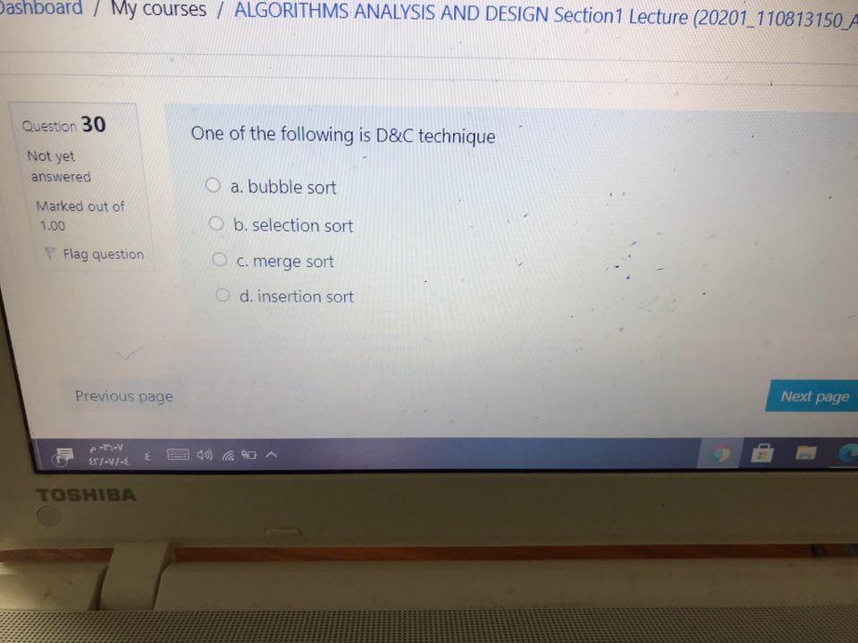 Solved Dashboard / My courses | ALGORITHMS ANALYSIS AND | Chegg.com